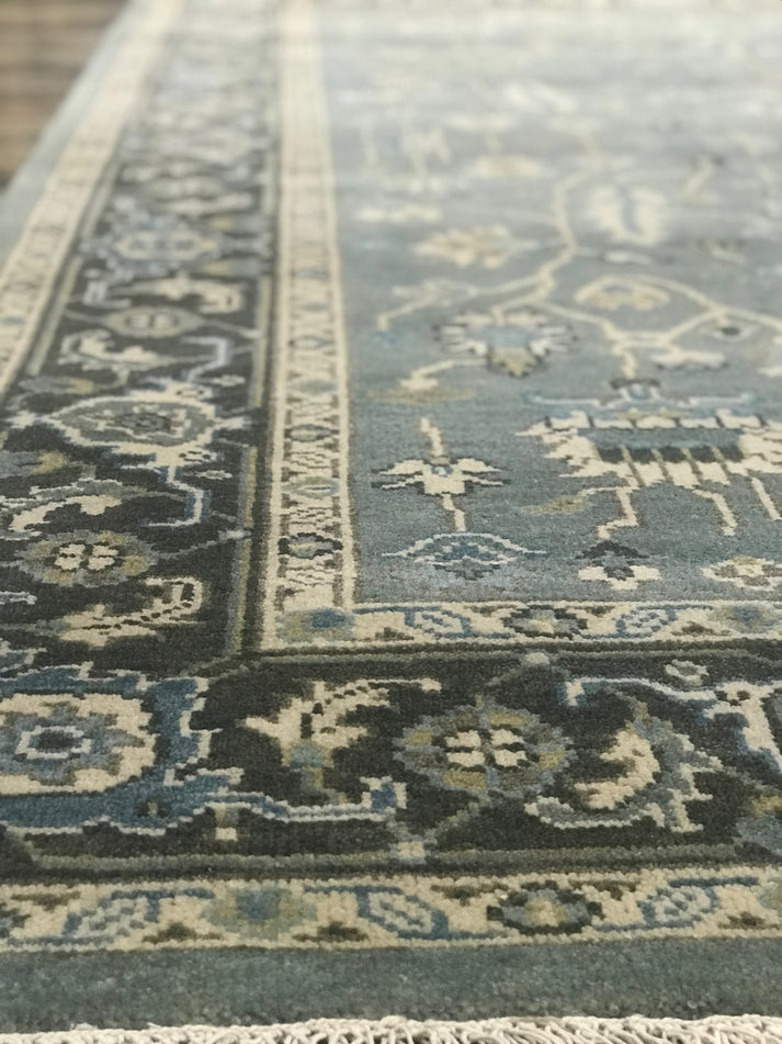 Classique Collection (CL-1) Steel Blue Rug – Refined Carpet | Rugs