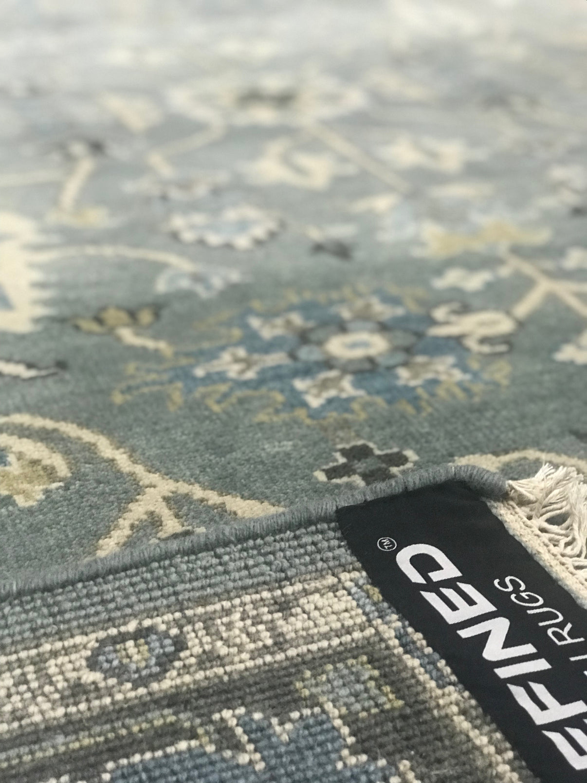 Classique Collection (CL-1) Steel Blue Rug – Refined Carpet | Rugs