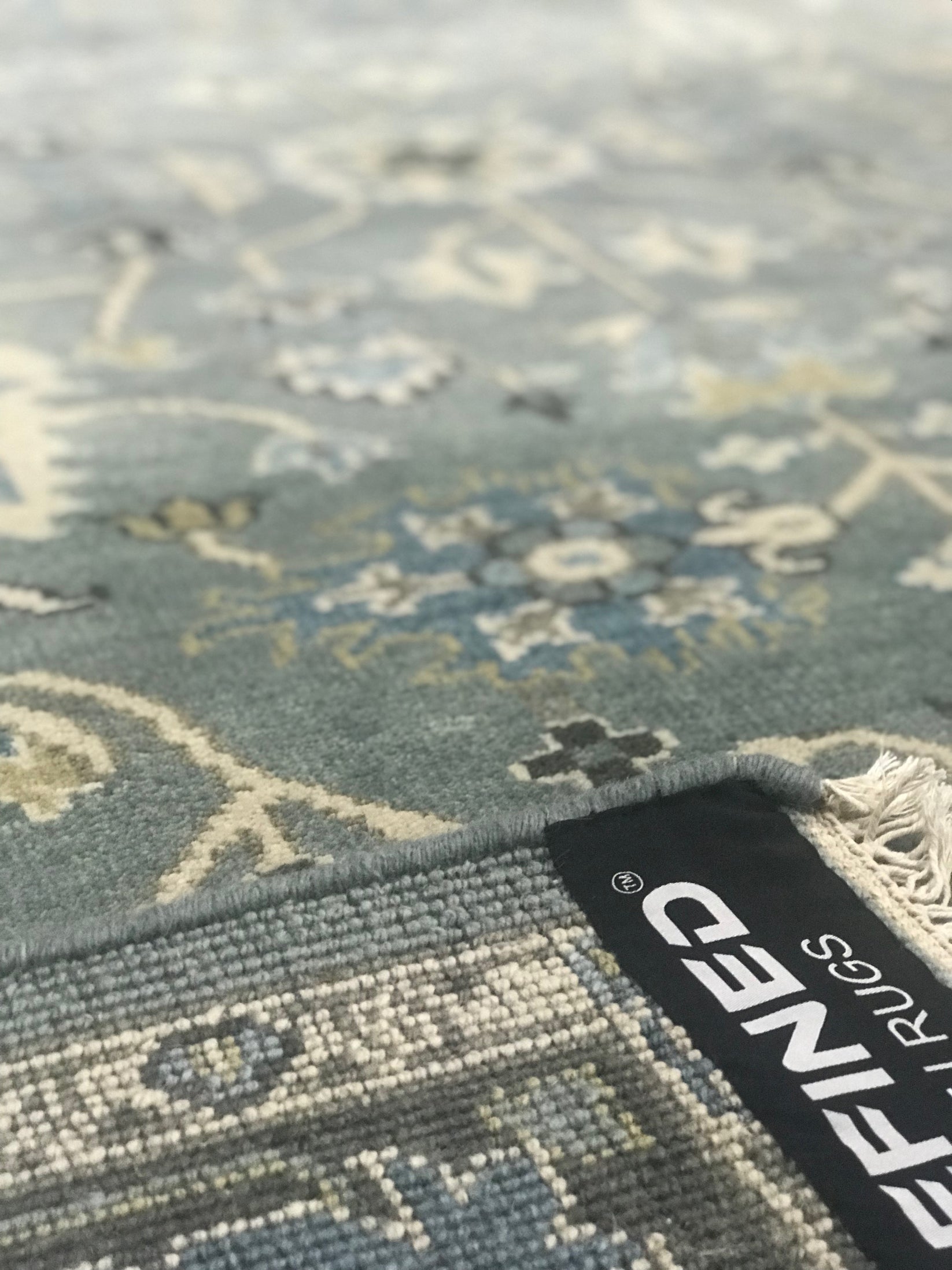 Classique Collection (CL-1) Steel Blue Rug – Refined Carpet | Rugs